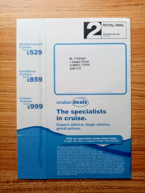TUI Travel Instore and Direct Mail