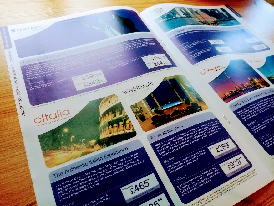 TUI Travel Instore and Direct Mail